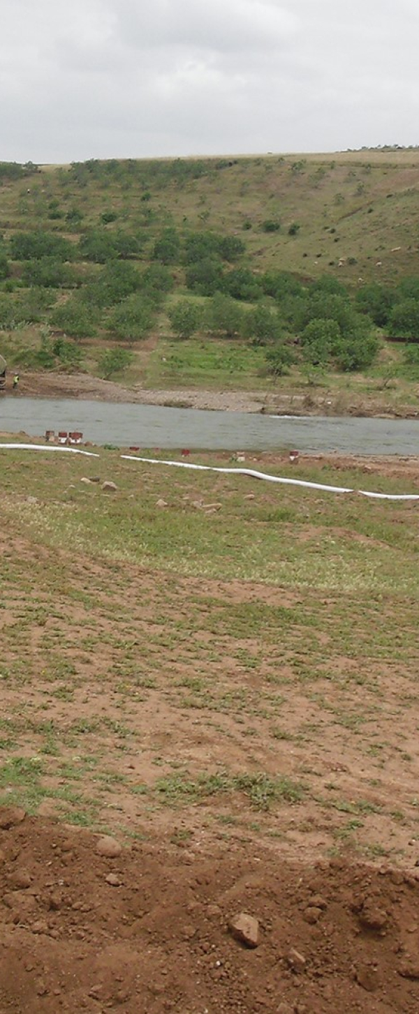 Construction of a wastewater pipeline | Hanab Directional Drilling