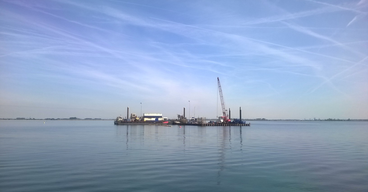 New high-voltage connection under the Haringvliet | Hanab Directional ...