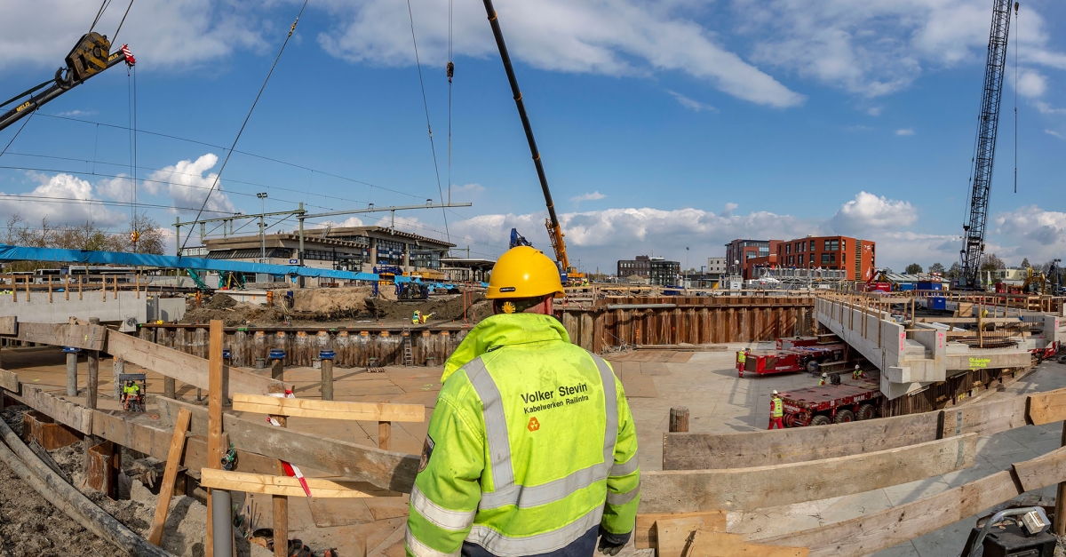 VSKR aan het werk bij spoorverdieping | Hanab Distribution