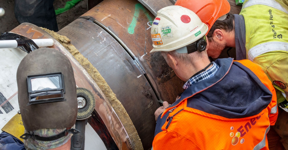 Warmtenetwerk Hudsonplein gerepareerd voor Eneco | Hanab Distribution